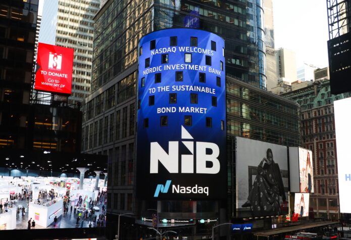 NIB lists Nordic–Baltic Blue Bond on Nasdaq Nordic Sustainable Debt ...